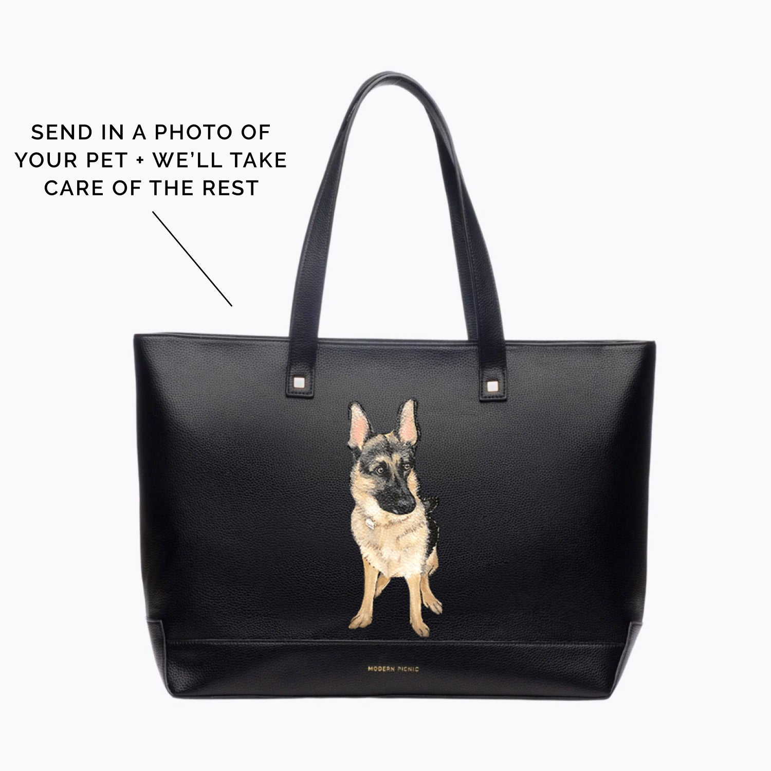 Dog Tote | Hand Painted Pet Collection – Modern Picnic